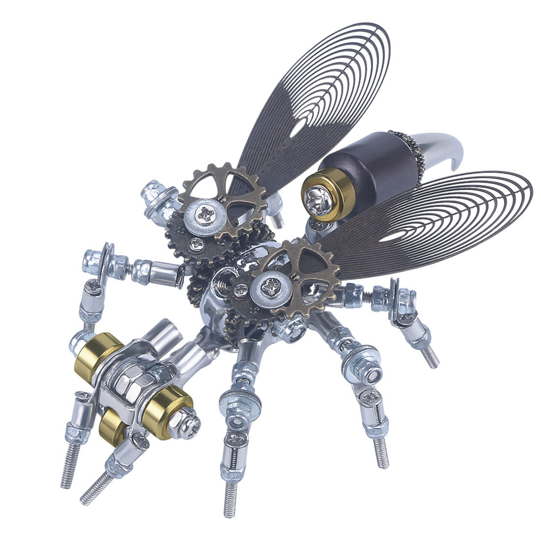 3D Metal Model Kit Mechanical Wasp DIY Games Assembly Puzzle Jigsaw Cr ...