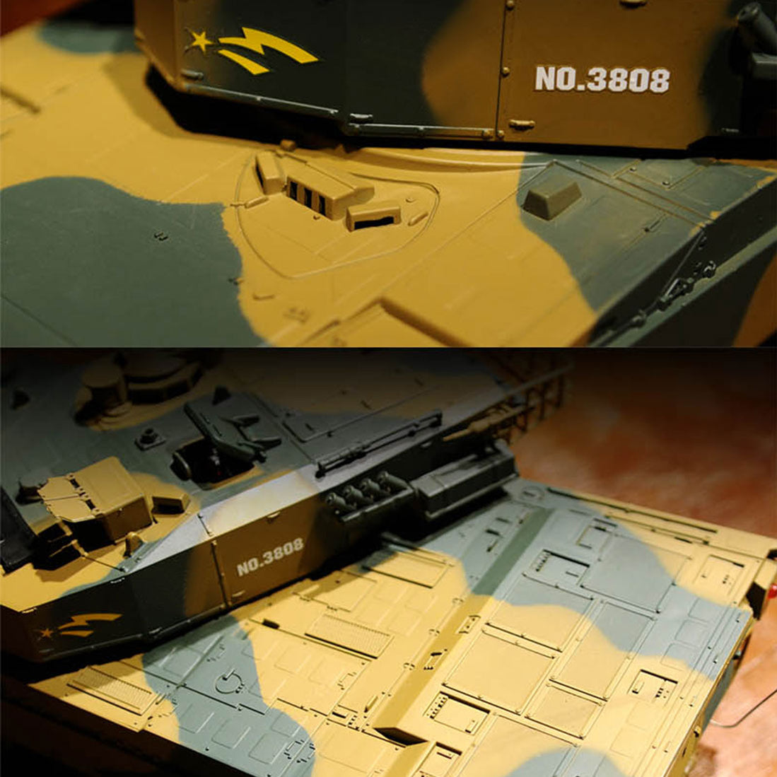 1/24 RC Tank German Leopard2 A5 Tank Model Military Vehicle Model Toys ...