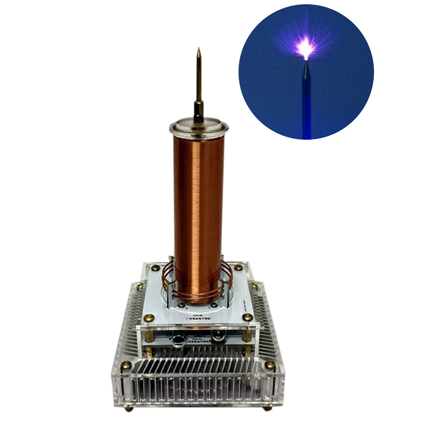 Musical Tesla Coil Plasma Loudspeaker Scientific Experiment Desktop Ed ...