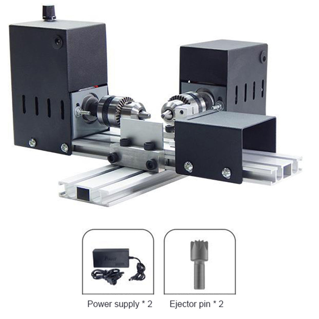 Mini Desktop Lathe with Dual Motor Multifunctional Electric DIY Tools ...