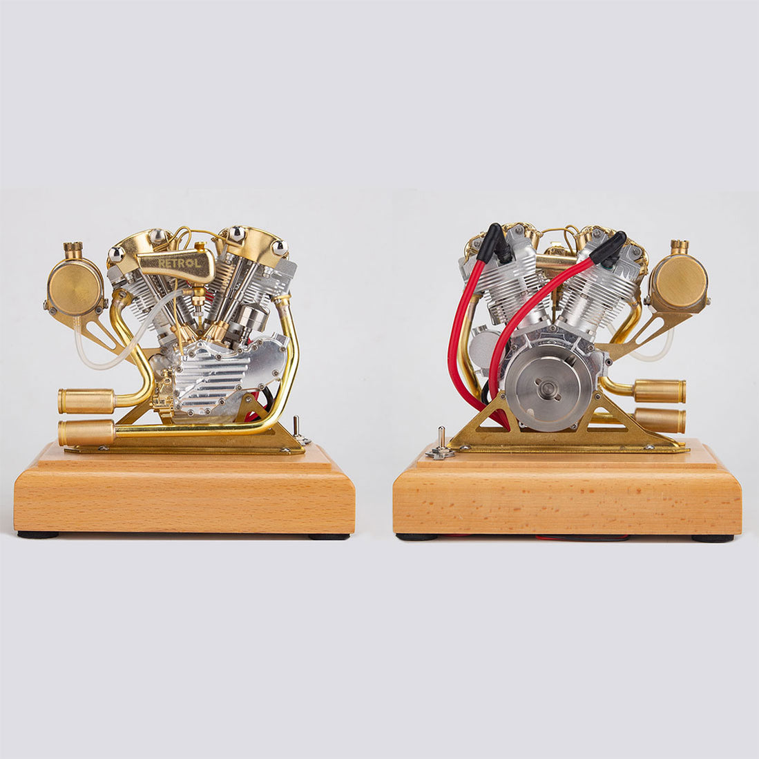 RETROL R29 4.2CC Mini V2 Engine OHV V-Twin Motorcycle Engine Double-cy ...