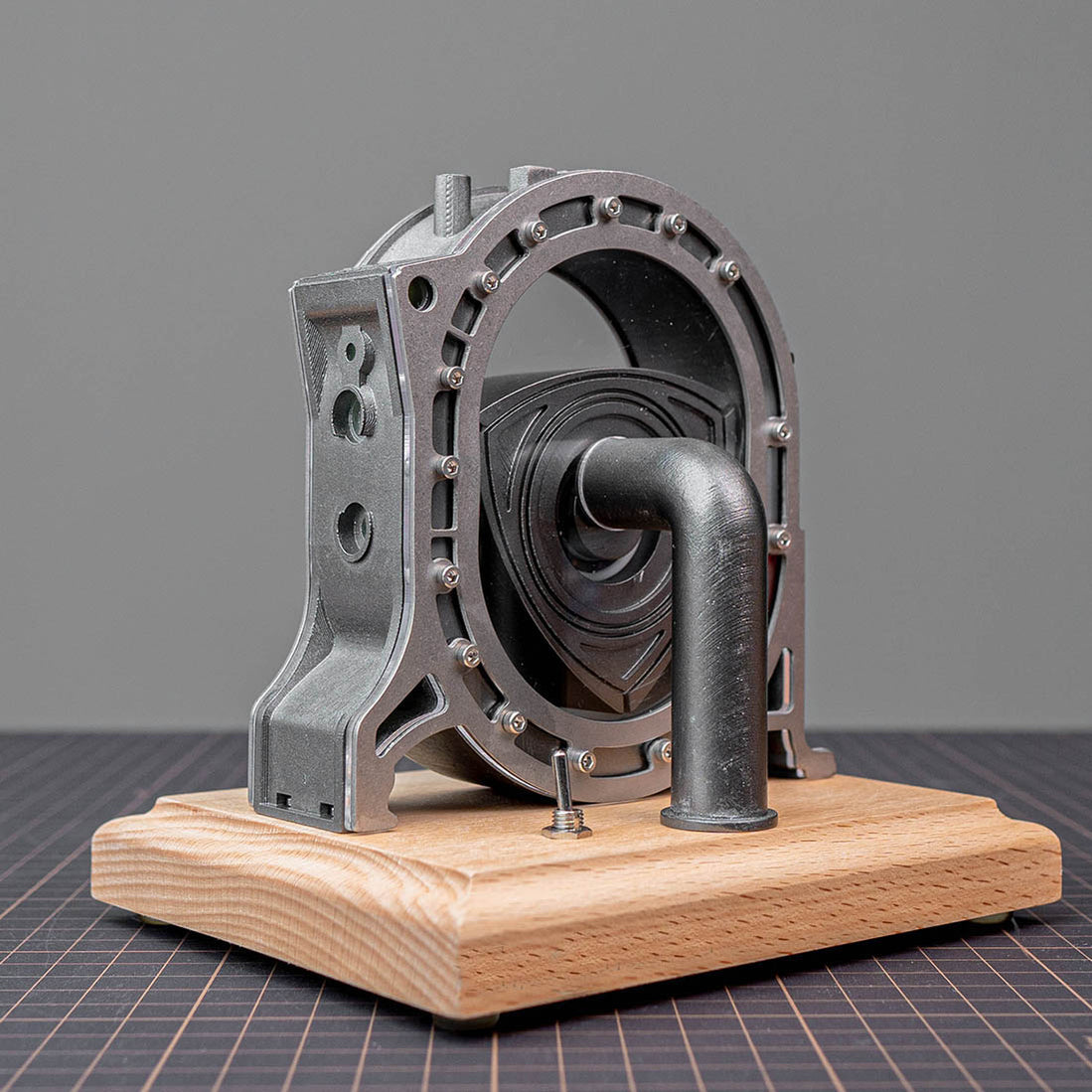 Metal 4-stroke Wankel Rotary Engine Model Simulation Rotor Engine Mode ...