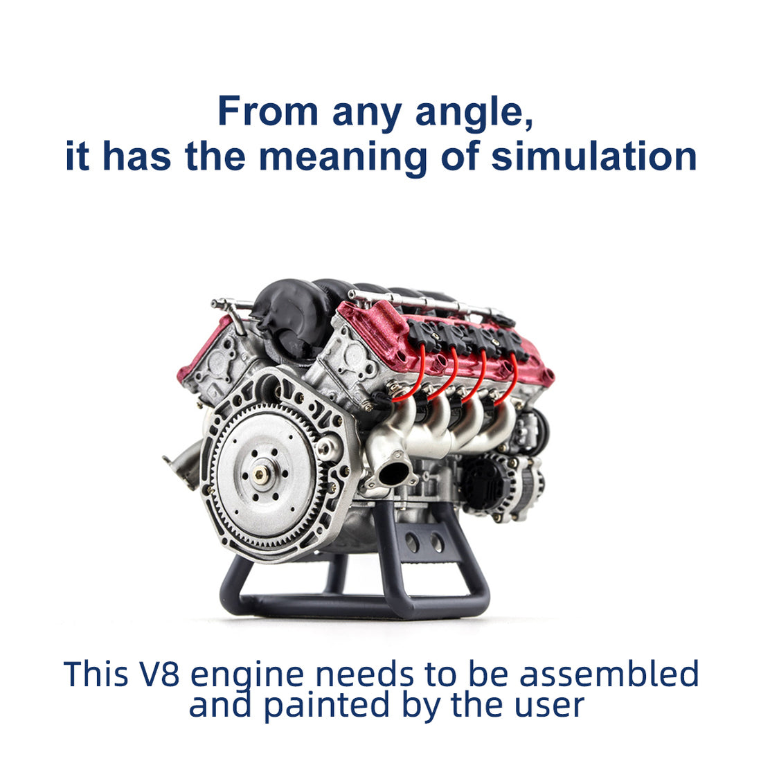 V8 Engine Model Kit that Works - Build Your Own V8 Engine - Paint Your ...