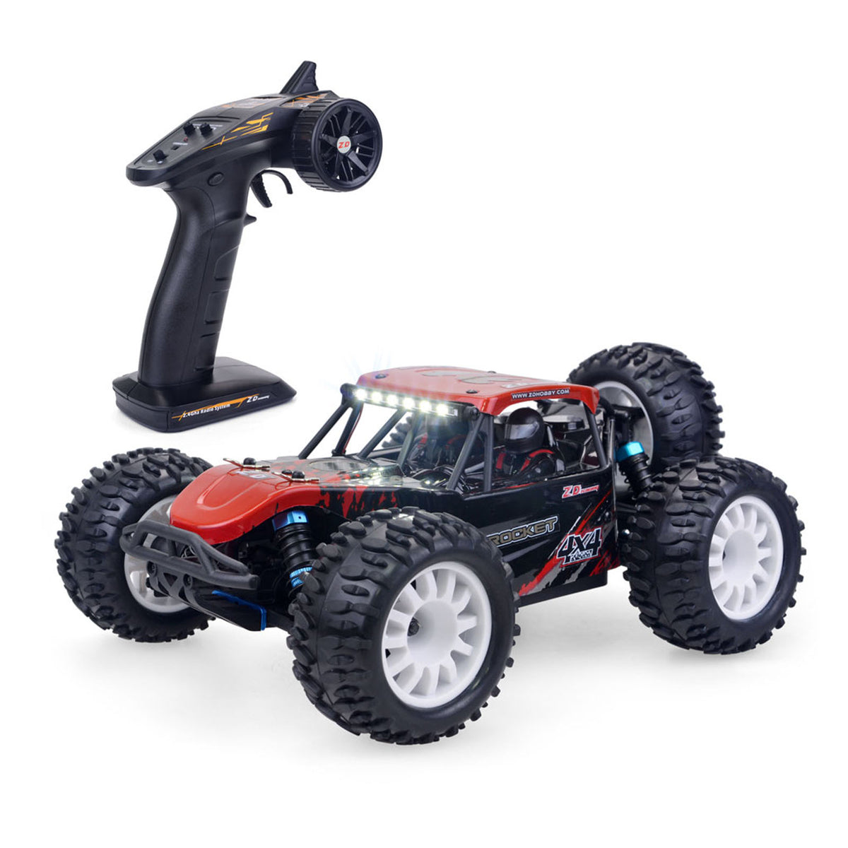 ZD Racing ROCKET DTK-16 1/16 Scale 45KM/H 2.4GHZ 4WD RC Desert Truck B ...
