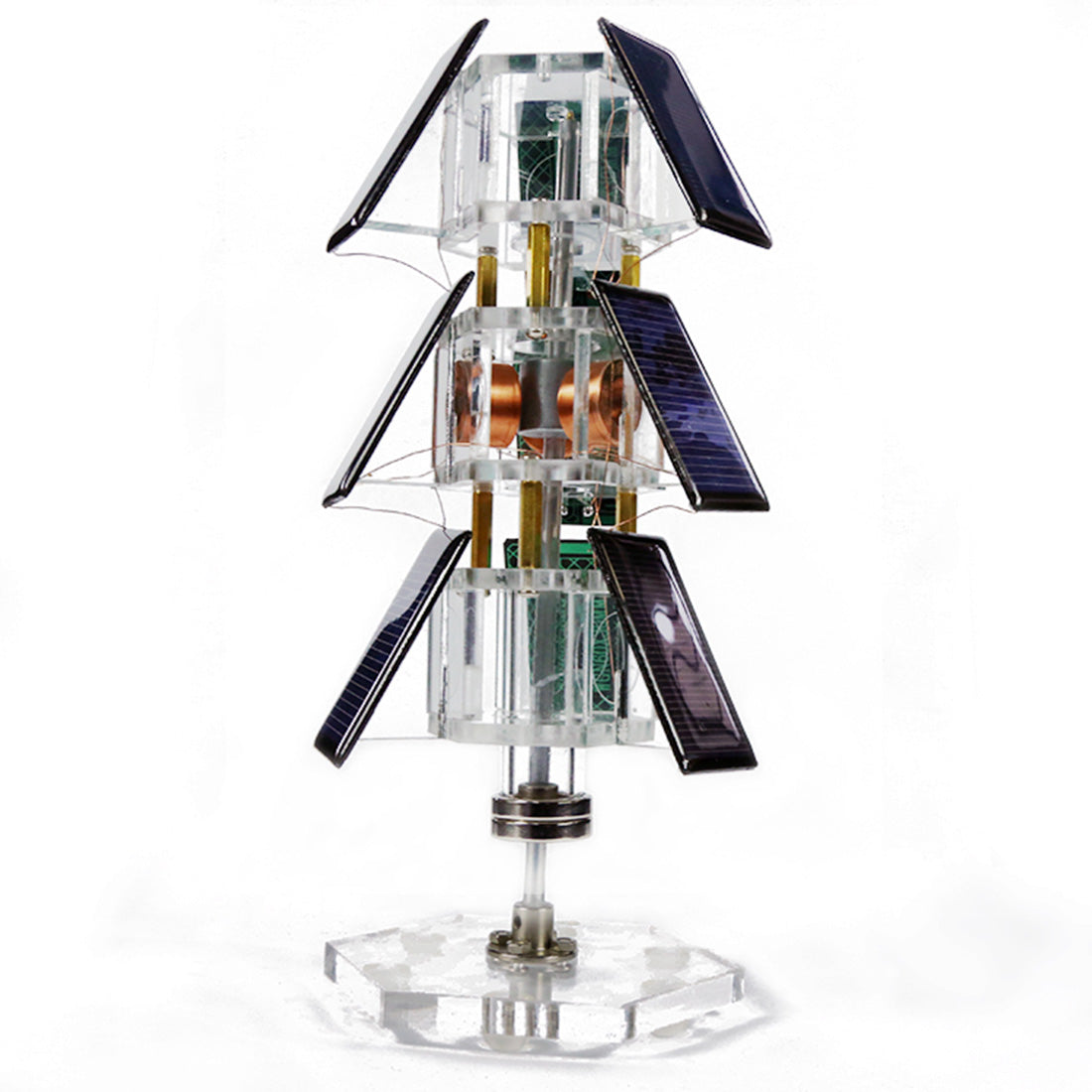 Stark DIY Tree Type Vertical Solar Maglev Motor Science Motor Model ...