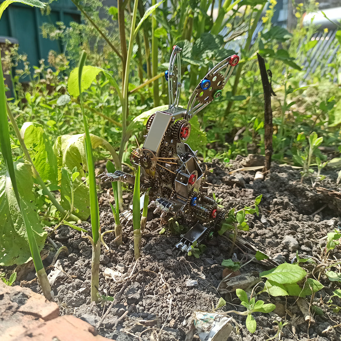 3D Metal Steampunk Puzzle Mechanical Easter Bunny Rabbit Model DIY Ass ...