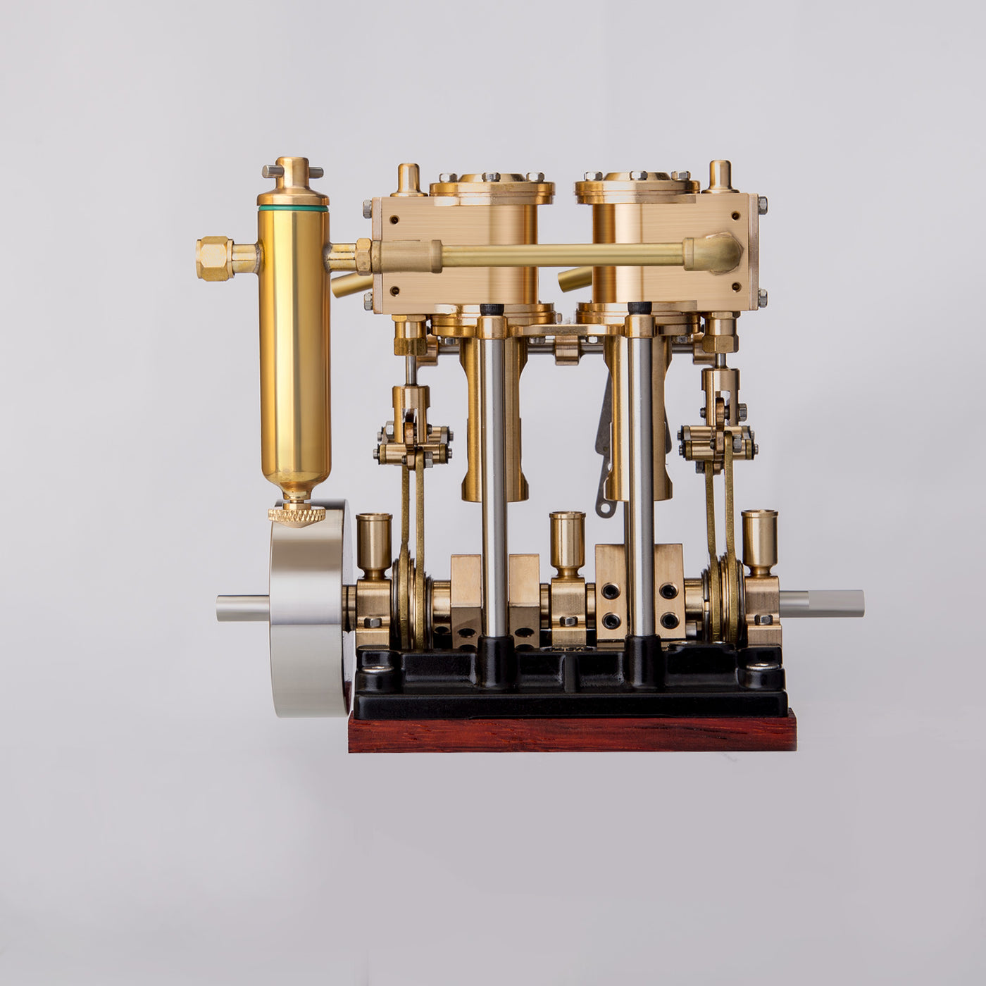 KACIO LS2-13S Vertical Steam Engine 2-cylinder Reciprocating Steam Eng ...