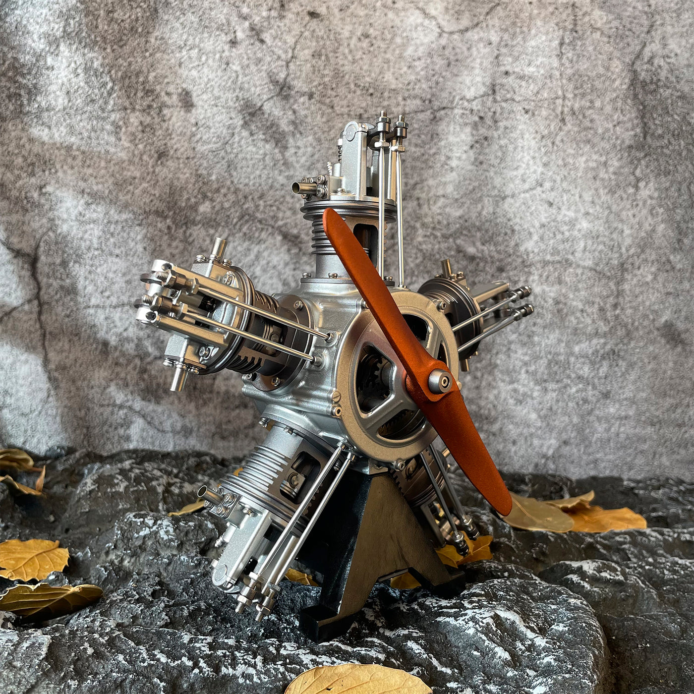 5 Cylinder Radial Engine Model Kit that Works - Build Your Own Radial ...