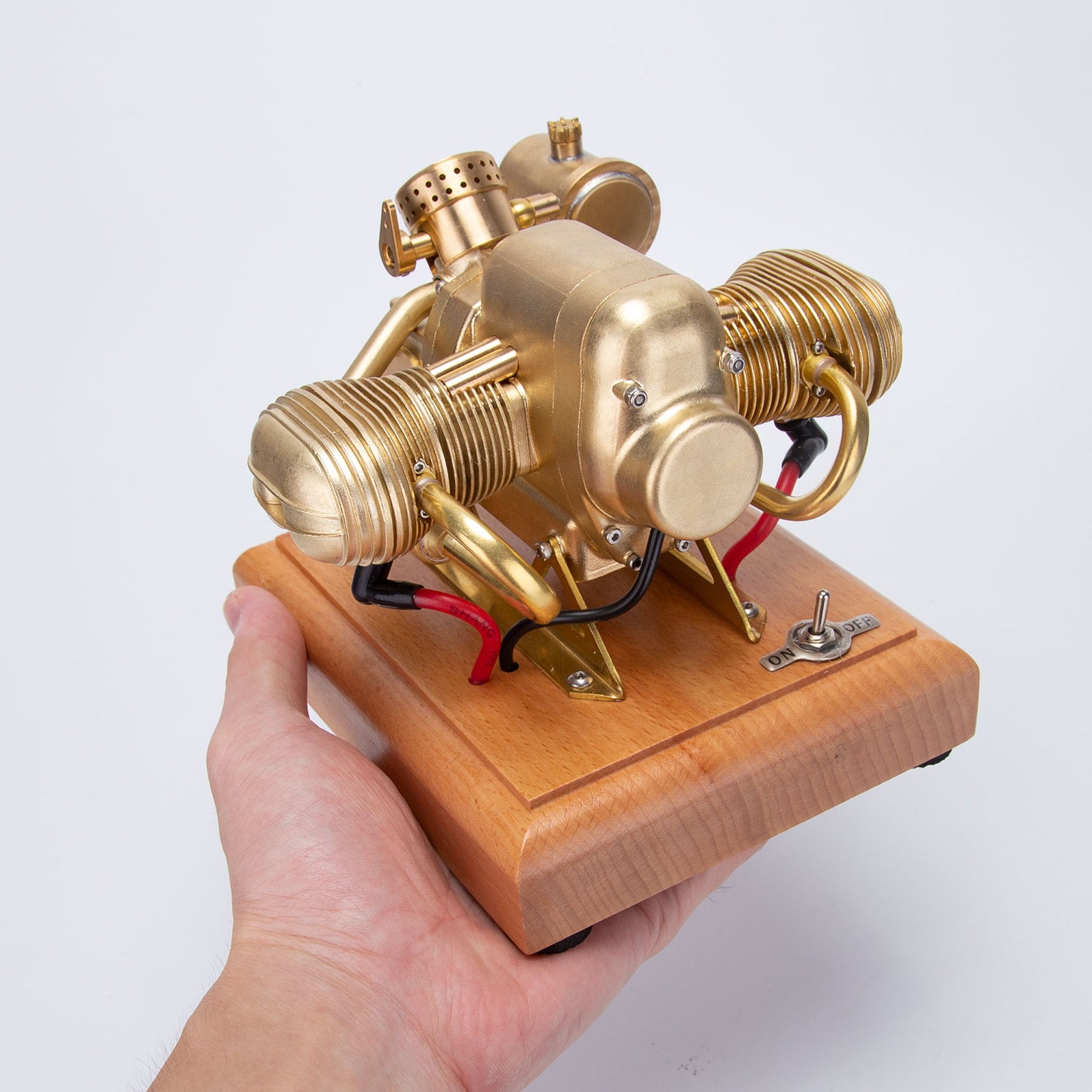 R69 3.2cc Mini Horizontal Opposed Twin Cylinder 4 Stroke Gasoline Engi ...