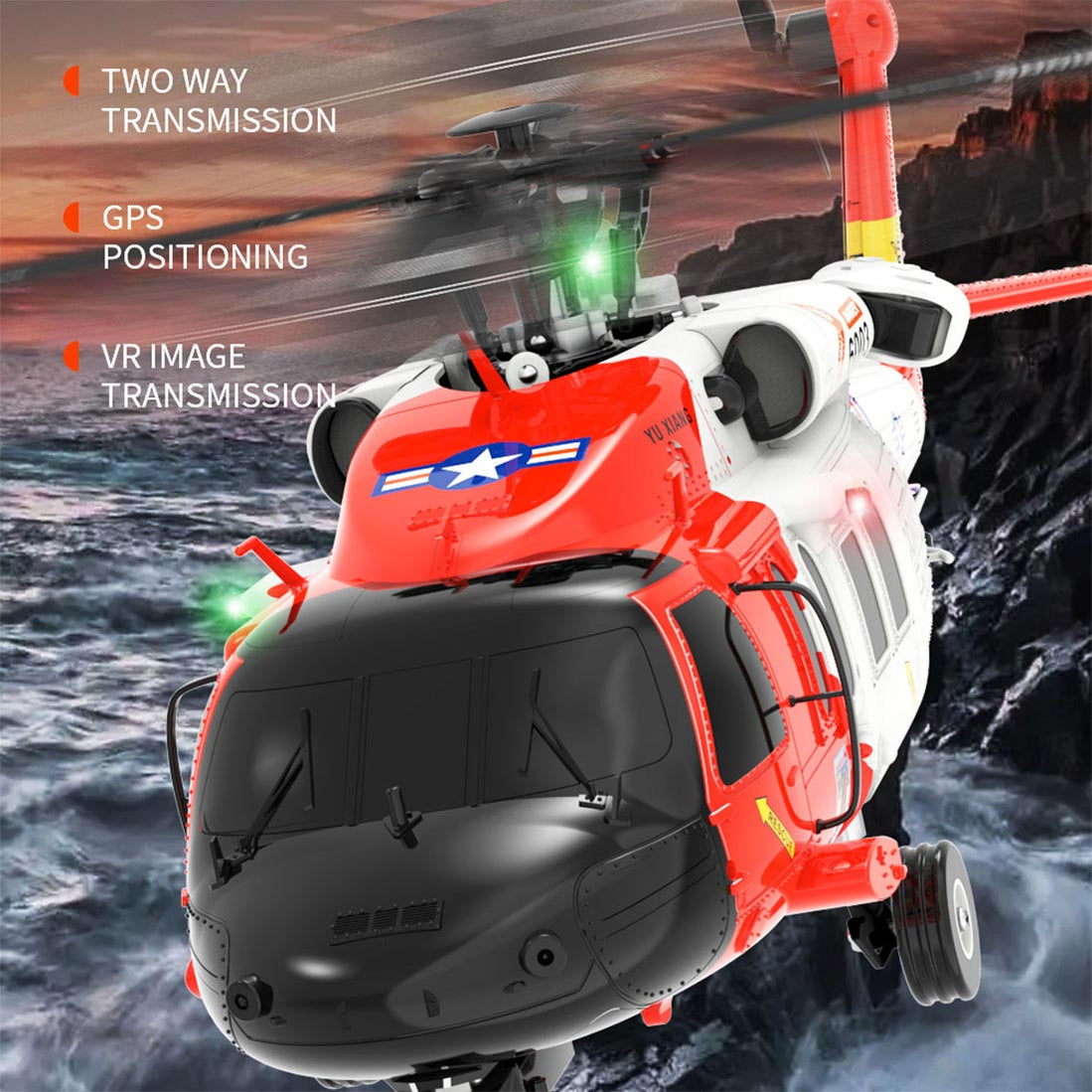 YUXIANG YXZNRC F09-S 1/47 RC Airplane 2.4G 6CH Brushless Direct Drive ...