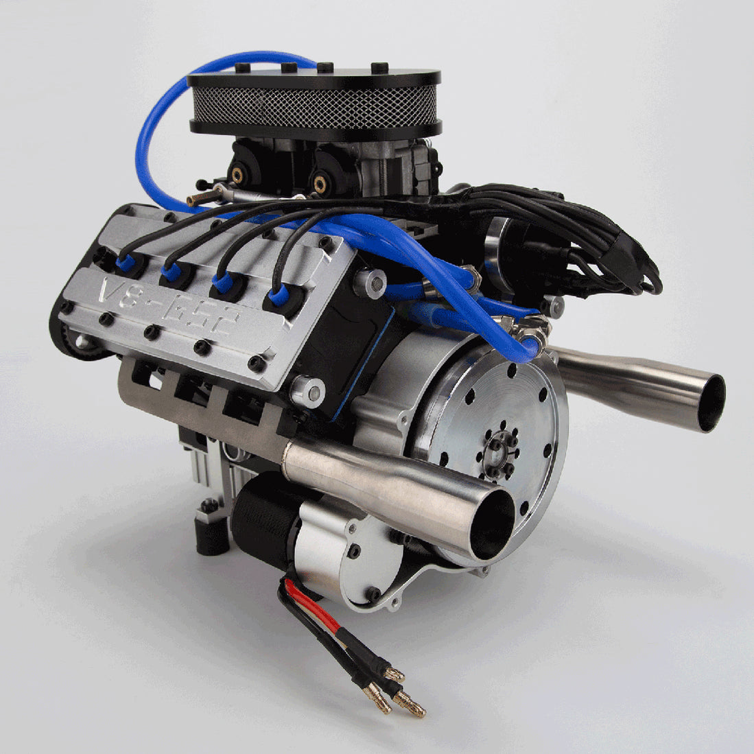 ENJOMOR V8 Engine Model That Works GS-V8 78CC DOHC 4-Stroke 8-Cylinder ...