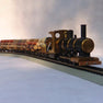 1:87 Ho Scale Live Steam Locomotive Model Train Engine with Boiler ...