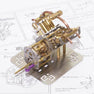 Mini V4 Steam Engine Model with Reverse Gearbox Toy Creative Gift ...