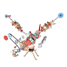 V2 Car Engine Assembly Kit Metal V-Twin 2 Cylinder Engine Build Kit ...