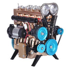 Teching Engine Kit | Teching 4 Cylinder Car Engine Assembly Kit Gift ...