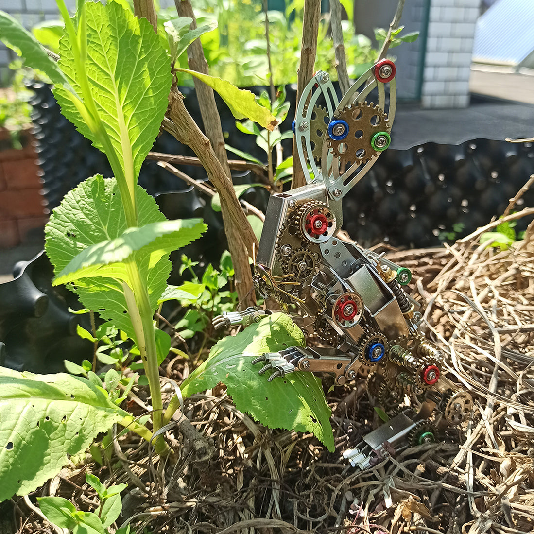 3D Metal Steampunk Puzzle Mechanical Easter Bunny Rabbit Model DIY Ass ...