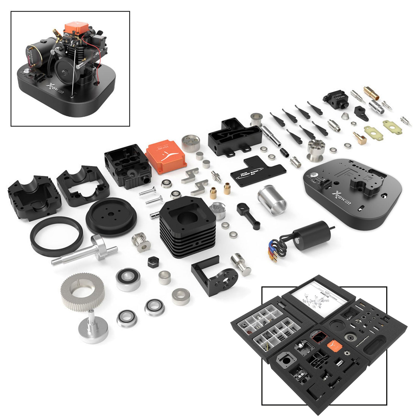 TOYAN Engine DIY RC Model Engine Kit - Build Your Own RC Engine that W ...
