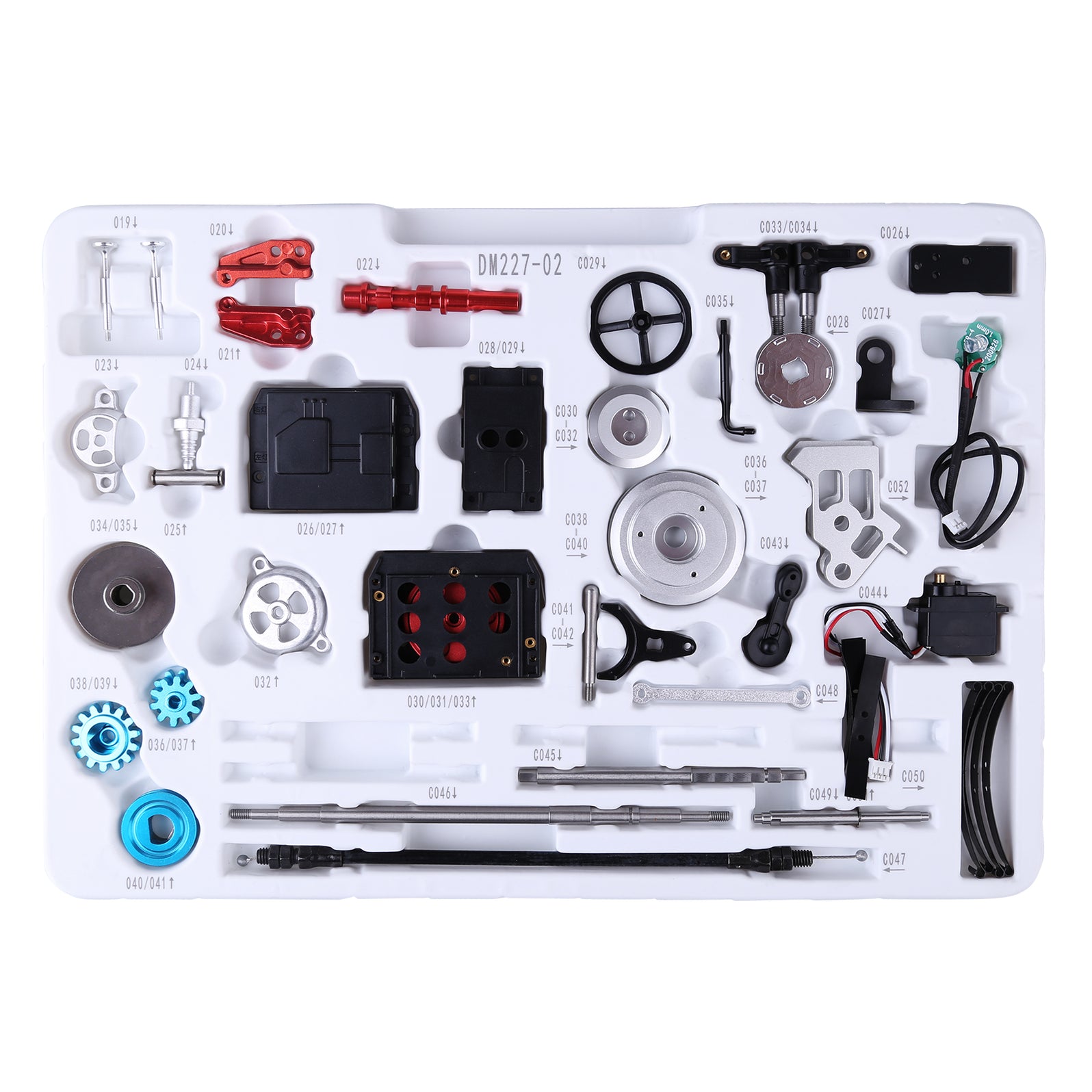 Teching Classic Car Engine Assembly Kit Mini Electric Single-cylinder ...