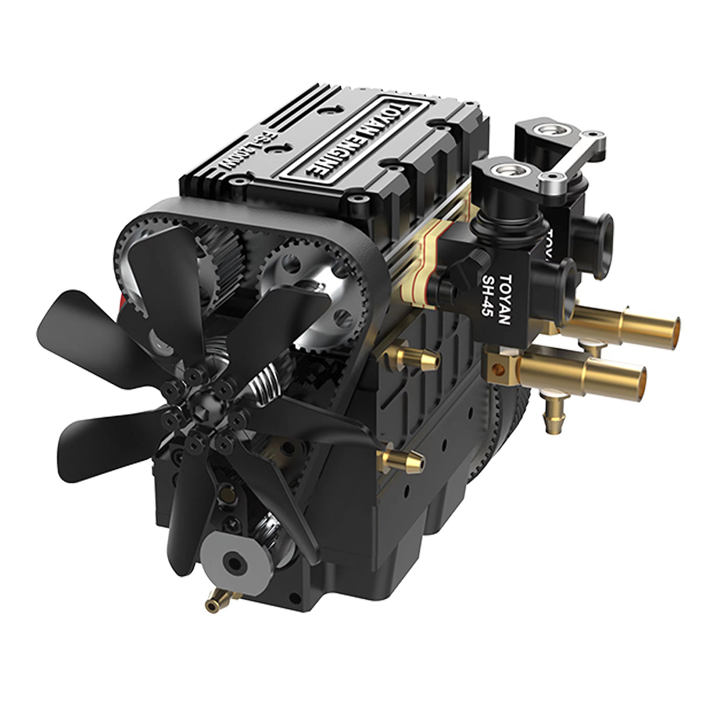 TOYAN FS-L200 Engine 2 Cylinders 4 Stroke Engine Model Kit - Build You ...