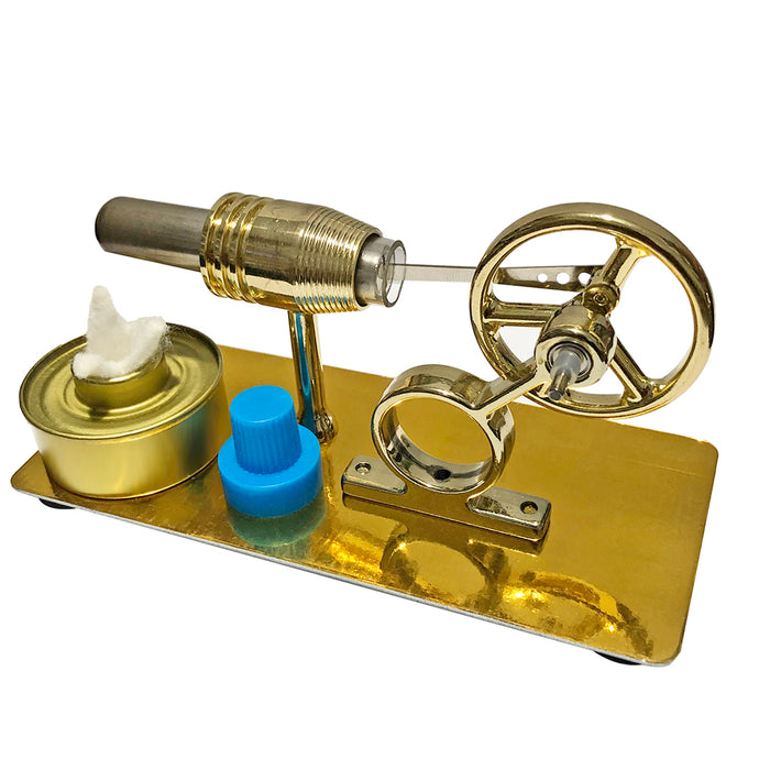 Hot-air Stirling Engine Simple Metal Motor External Combustion Model T ...
