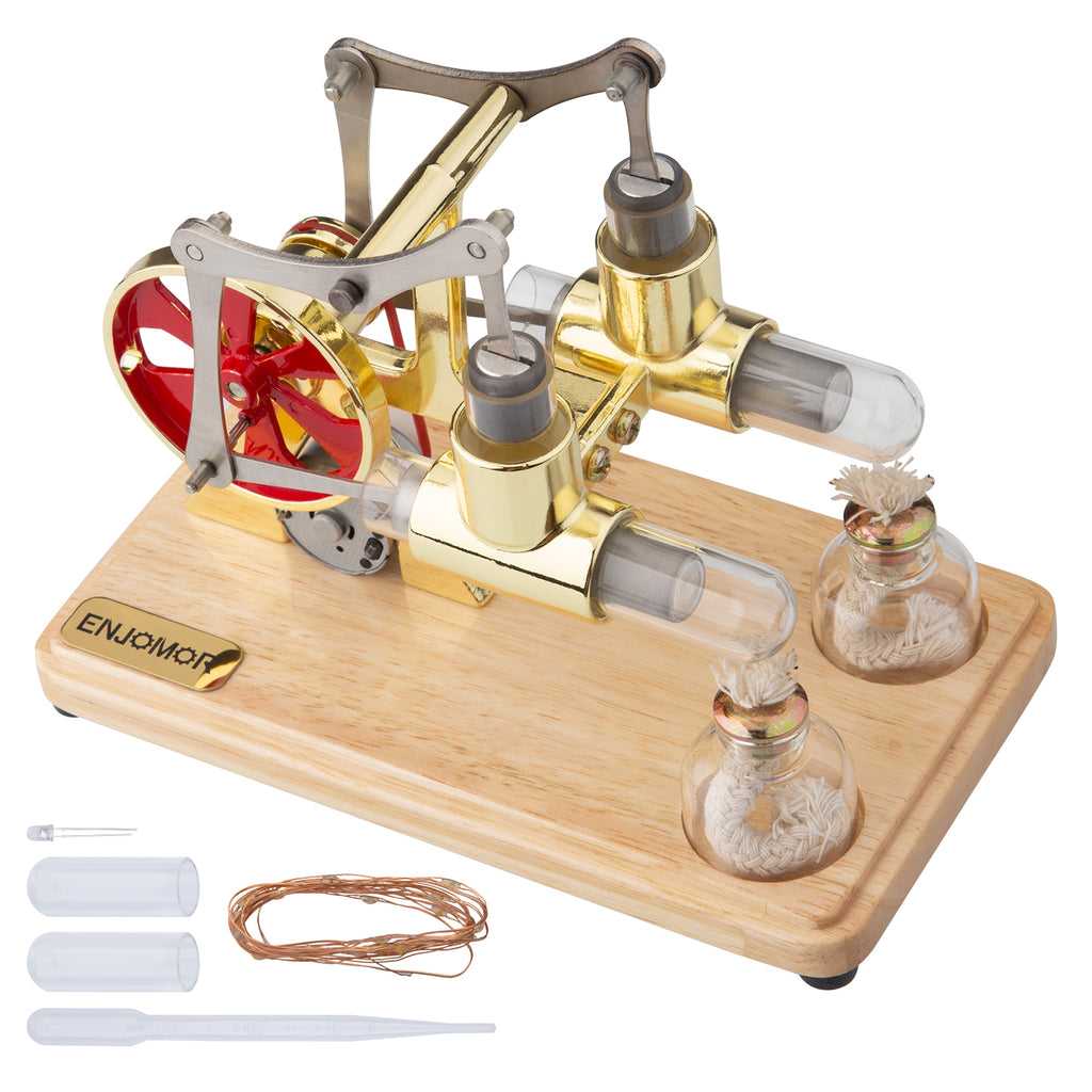 Multi-Cylinder (16, 6, 2 & Miniature 4 Cylinder) Stirling Engine ...