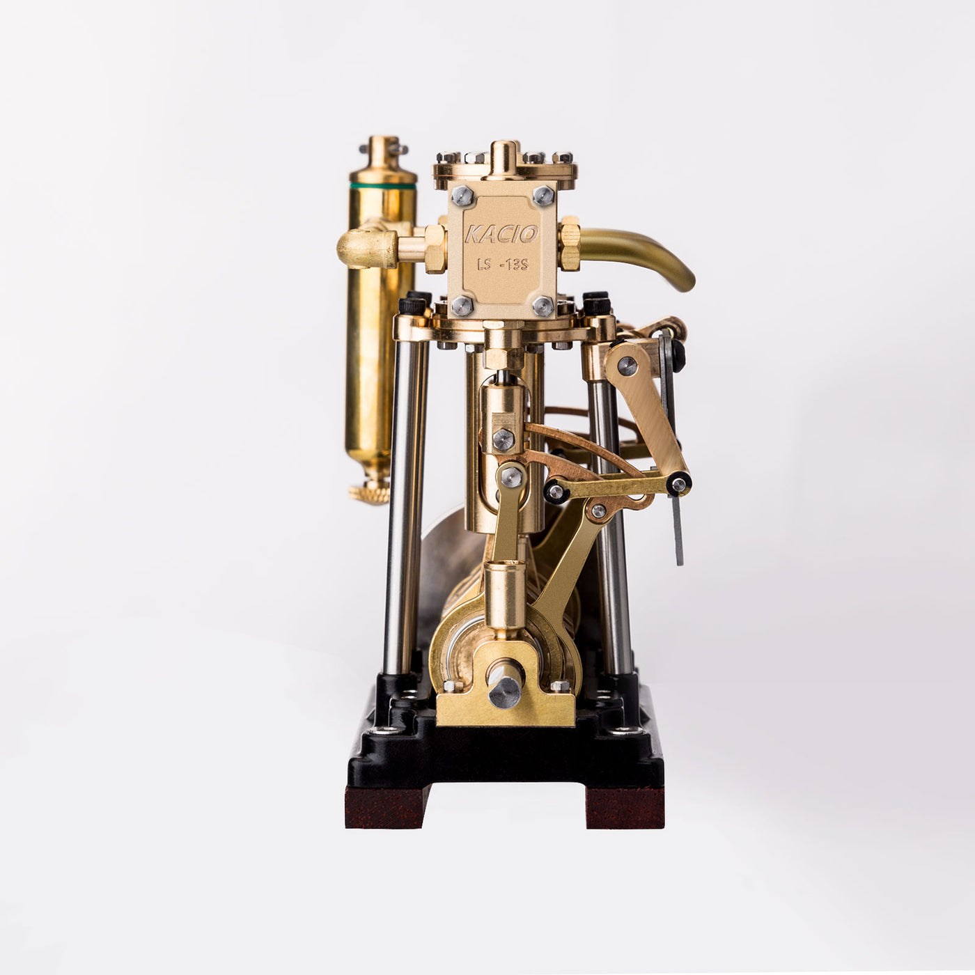 KACIO LS2-13S Vertical Steam Engine 2-cylinder Reciprocating Steam Eng ...