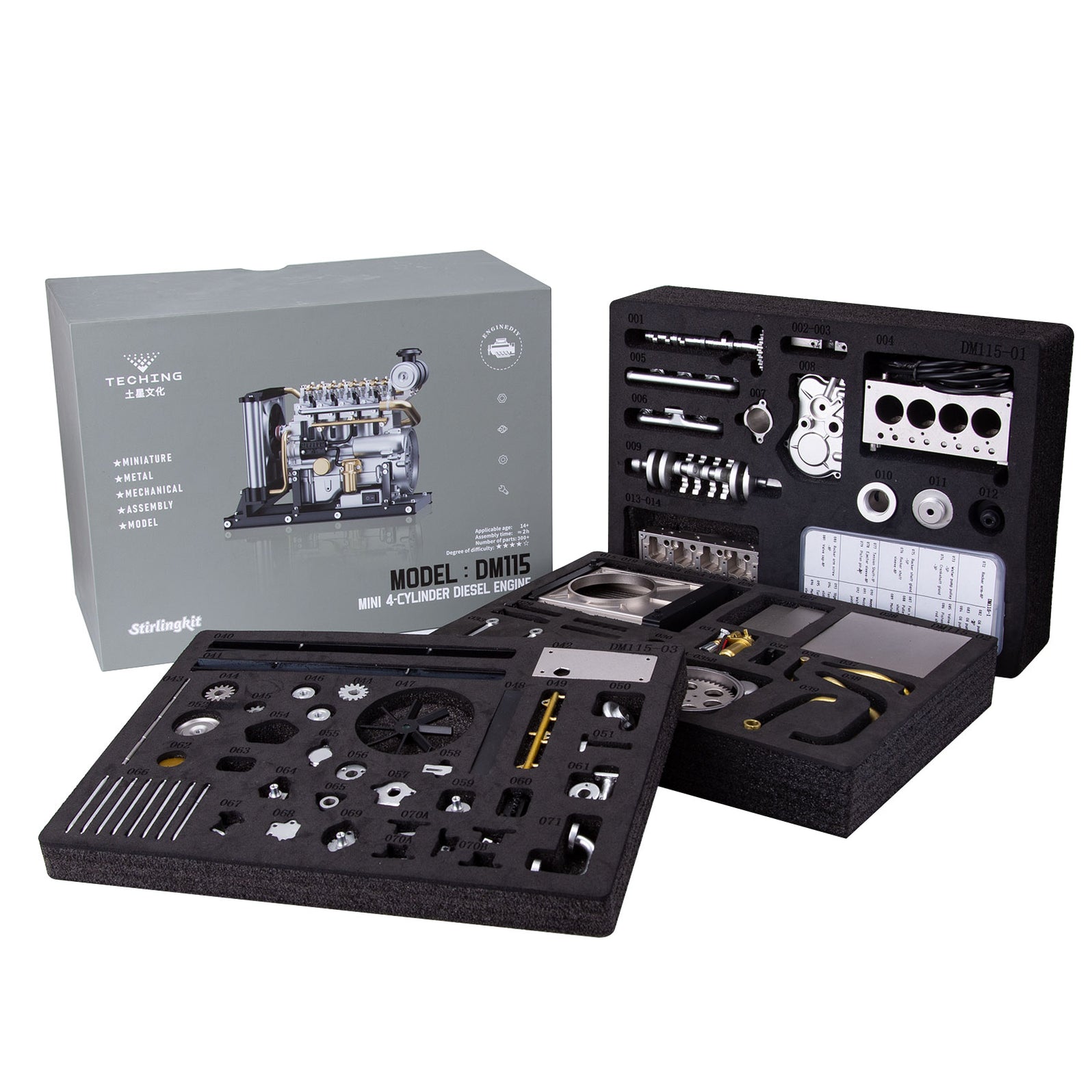 TECHING L4 Diesel Engine Model Works - Build Your Own Diesel Engine ...