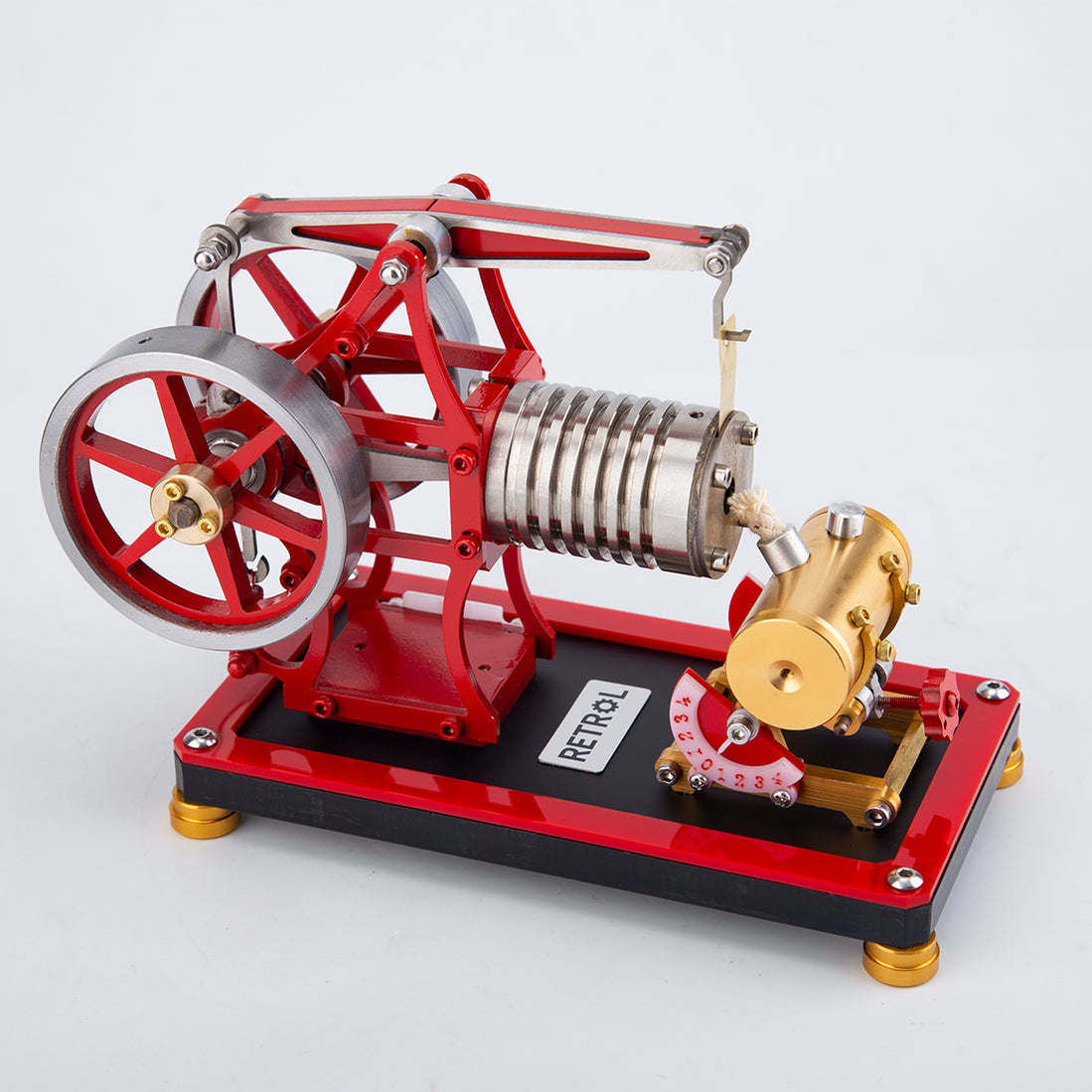 RETROL VE-01 Crossbeam Vacuum Engine Model Flame Eater External Combus ...