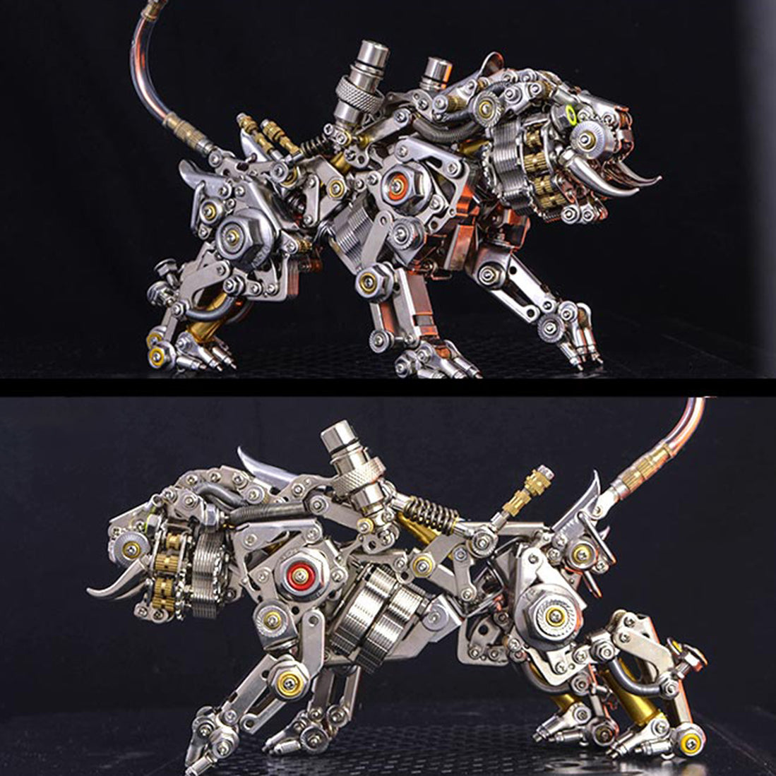 700PCS+ 3D Metal Bengal Tiger Kit Assembly DIY Toy - EngineDIY