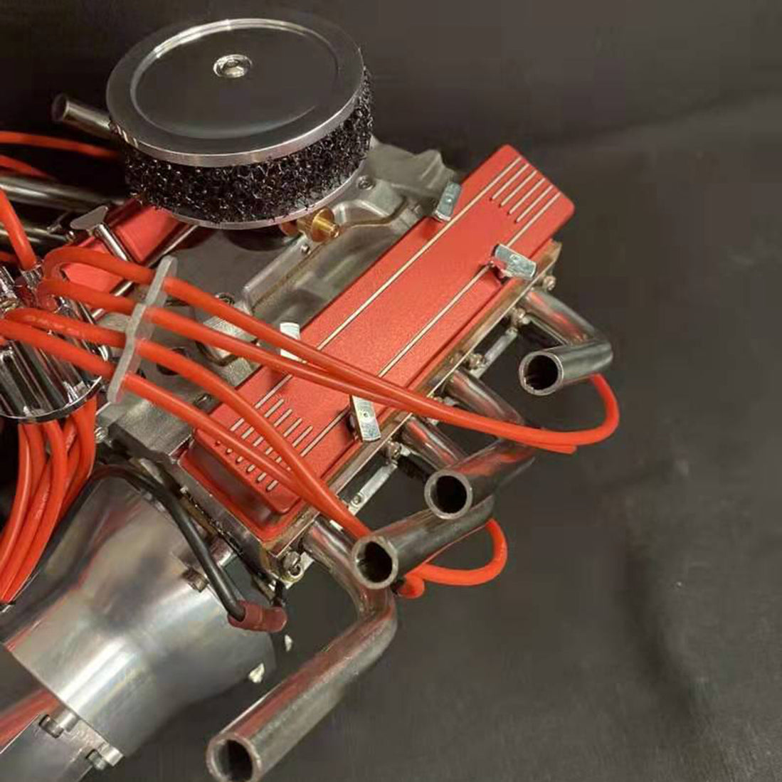 V8 Engine Model That Works - 1/4 Scale Nitro Powered V8 Working Engine ...