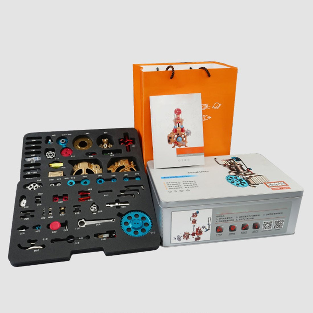 Car Engine Assembly Kit Single-cylinder Engine Build Kit Gift Toy ...