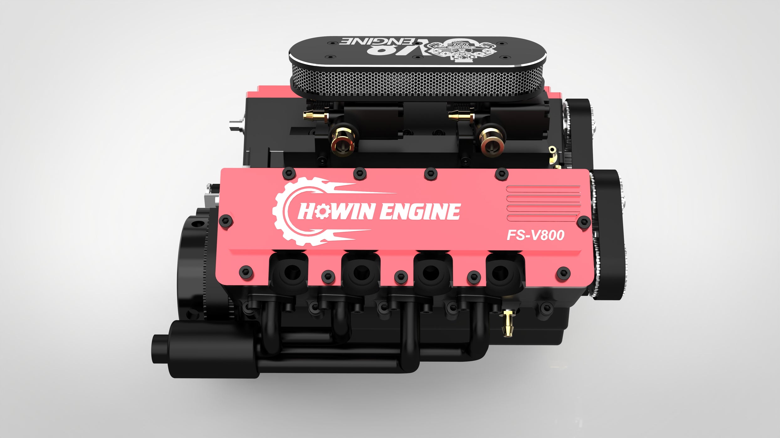 TOYAN V8 Engine Model Kit That Works | EngineDIY FS-V800 Nitro Engine