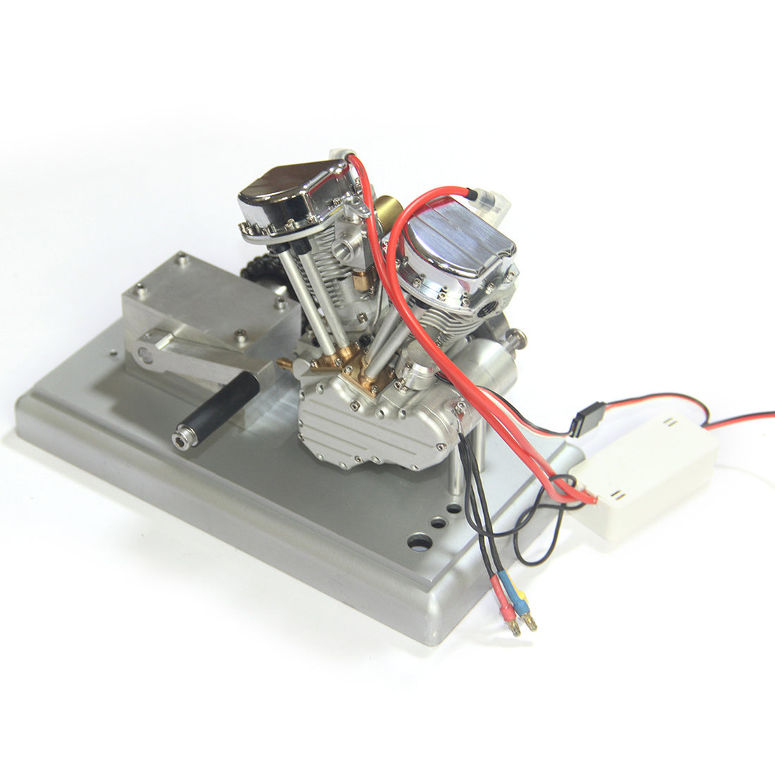 CISON FG-9VT 9cc V-Twin Engine with Upgrade Kick Starter Kit and Base ...