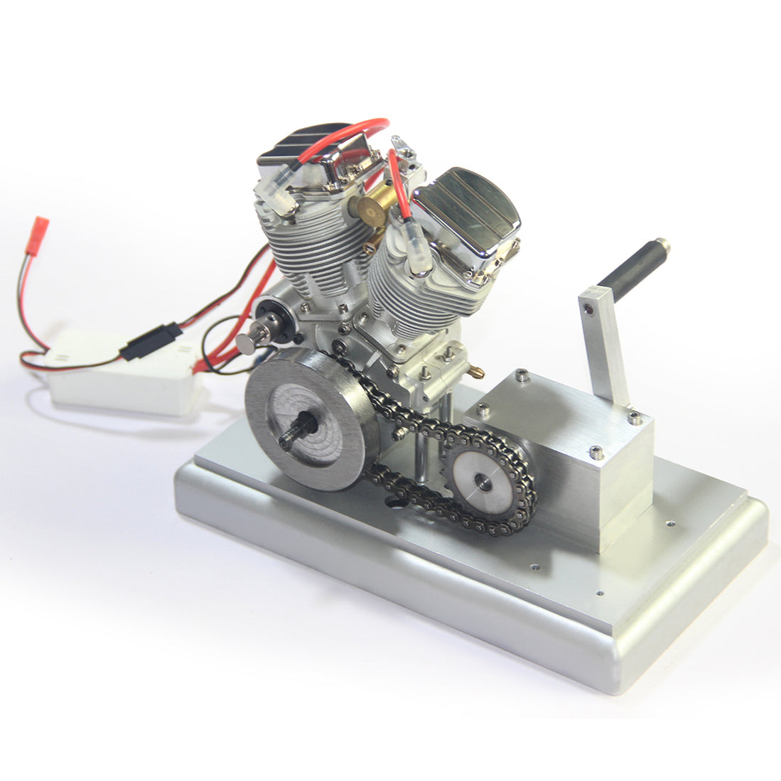 CISON FG-9VT 9cc V-Twin Engine with Upgrade Kick Starter Kit and Base ...
